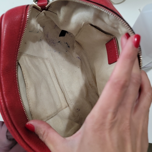 Gucci | Bags | Gucci Red Soho Camera Crossbody Bag | Poshmark
